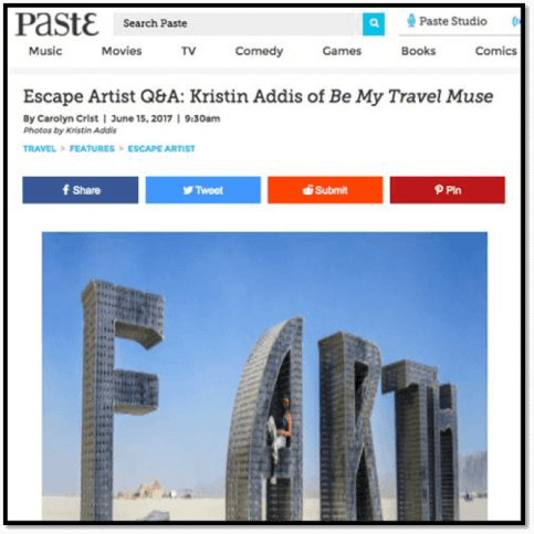 Press - Be My Travel Muse